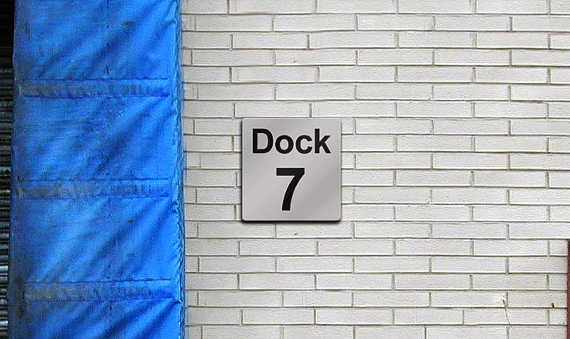 Outdoor Warehouse Dock Signs - Camcode